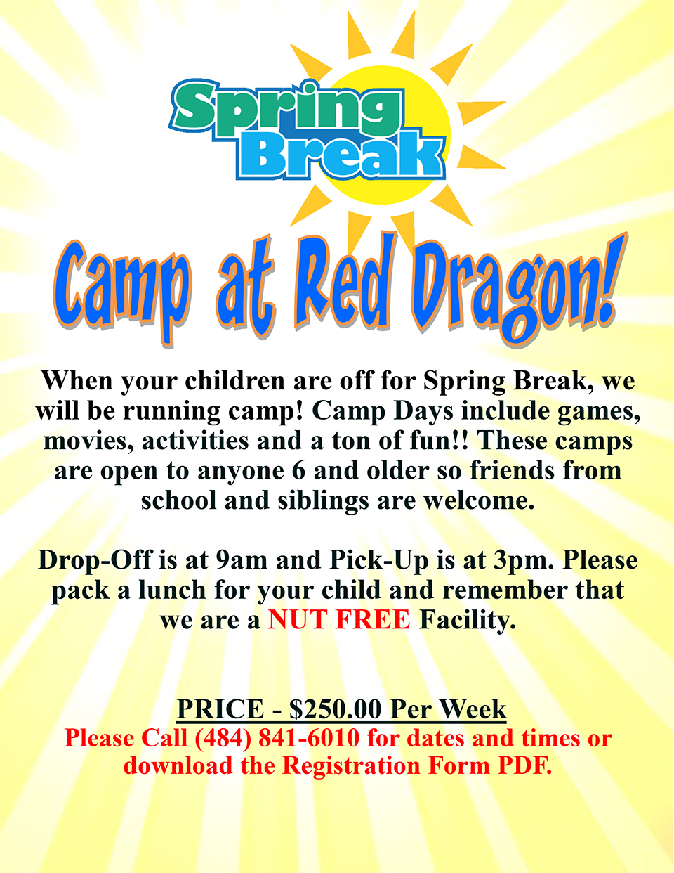 Spring Break Camps – Master Pagano's